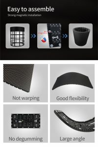 Pillar LED screen, P2.5 flexible module - MAXTOP LED Display