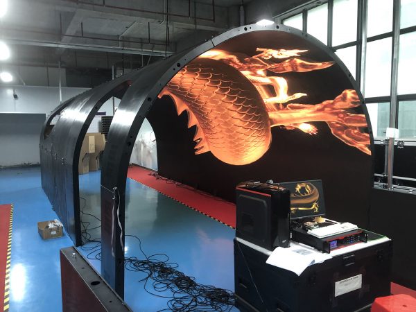 Tunnel LED screen for True Digital Park